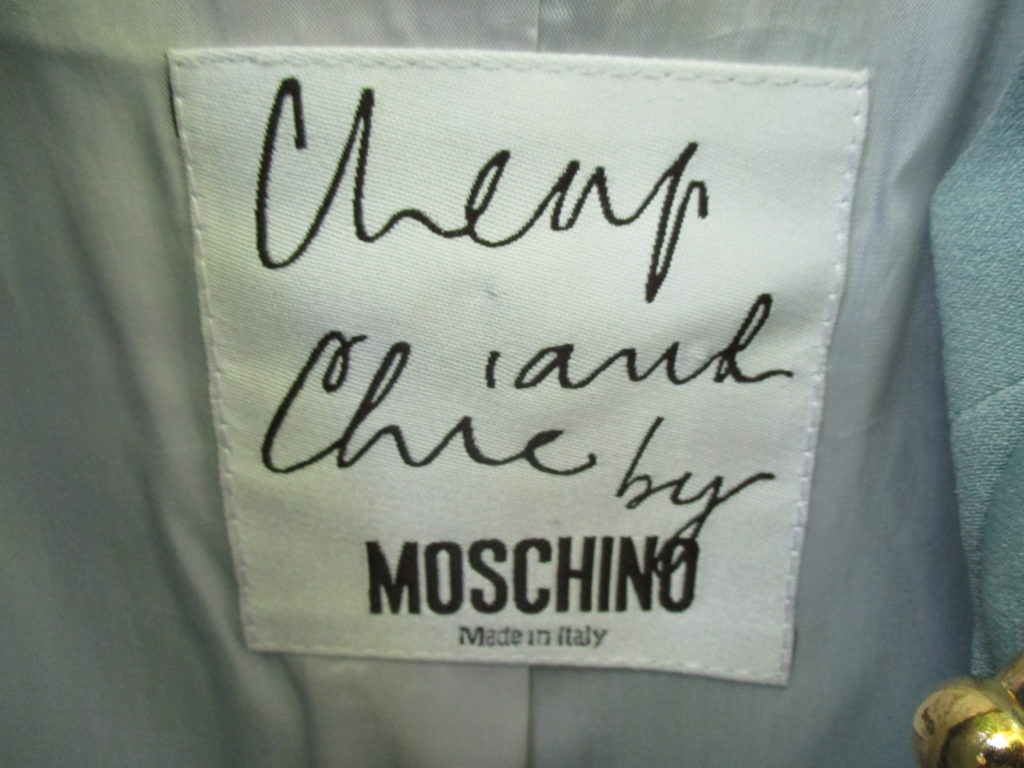 Moschino pastel blue jacket